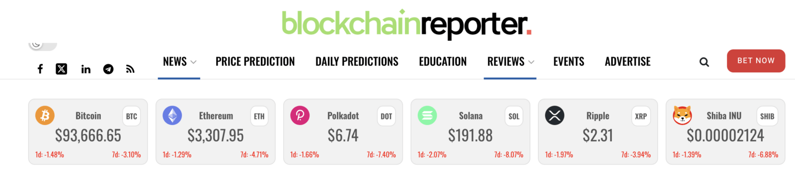 BlockchainReporter Submit Press Release Services - Flexe.io